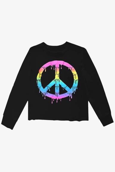 PIXIE LANE | Shirts & Tops | New Pixie Lane Girls Peace Long Sleeve Tee ...
